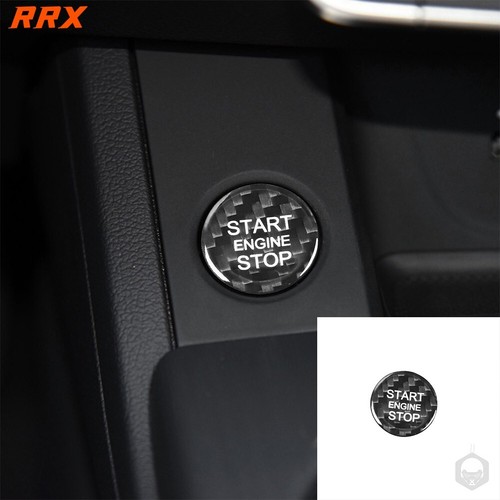 Real Carbon Fiber Engine Start Push Button Cover For Audi A4 A5 A6 A7 ...