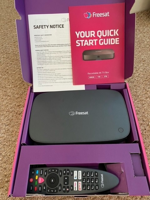 Freesat 4K TV Recorder 1TB Subscription Free Satellite TV Box. Only 5 ...