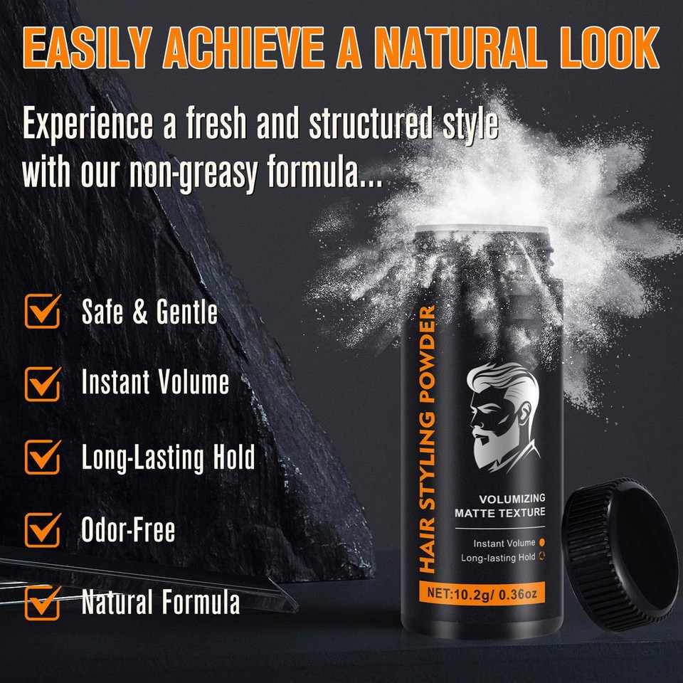 Mens Hair Powder Hair Texture Powder Styling Powder Texturing Powder ...