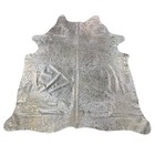 Gold Metallic Cowhide Rug Size: 7' X 6.5' Gold Metallic Cowhide Rug | eBay