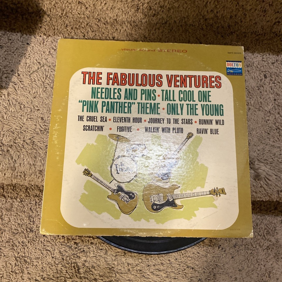 Lot Of 14 THE VENTURES Vinyl Records LP Albums 1960’s Classic Rock Pop ...