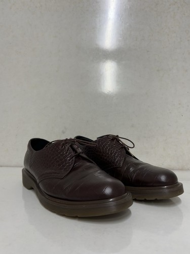 DOC DR. MARTENS 10078 Brown Leather Croc Crocodile Unique Rare 1461 | eBay
