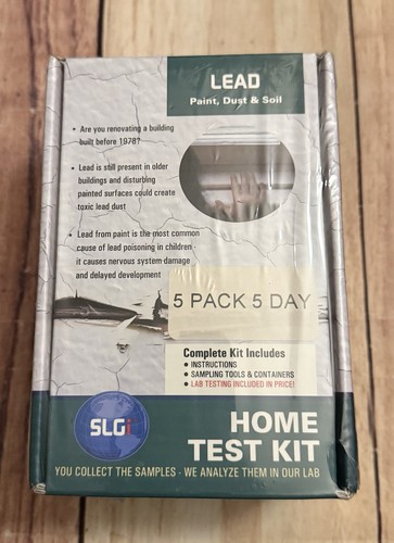 5 Pack! Lead in Paint, Dust, or Soil Home Test Kit - Schneider Labs ...