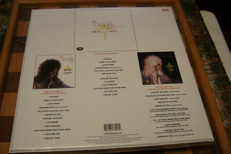 STIIL SEALED BRIAN MAY BACK TO THE LIGHT LIMITED EDITION BOX SET YEAR ...