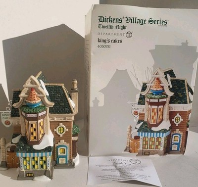 Department 56 King's Cakes 4050931 Twelfth Night Dickens Village Series ...