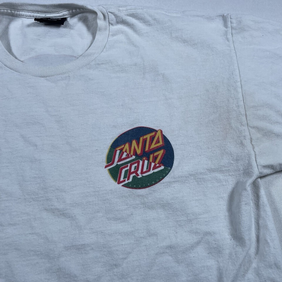 Vintage Y2K Santa Cruz Tee Shirt Split Logo Large Rare NHS | eBay