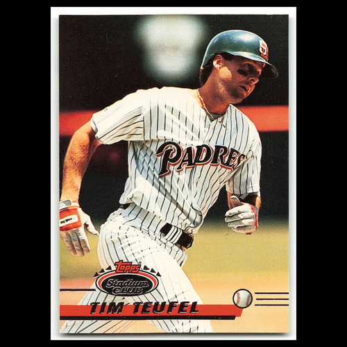 Tim Teufel #213 1993 Topps Stadium Club San Diego Padres Baseball Card ...