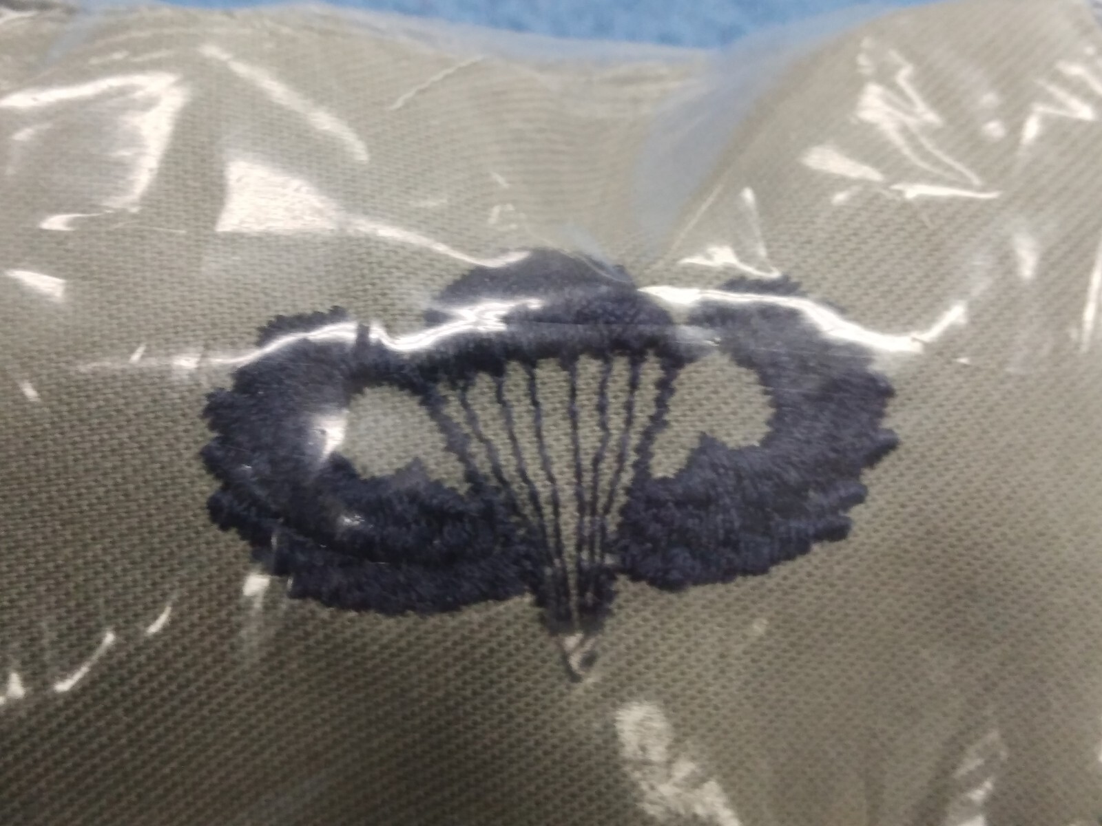 BUNDLE OF 20 - U.S. ARMY BASIC PARACHUTIST Badge Sew-On PATCHES - BLUE ON GREY | eBay