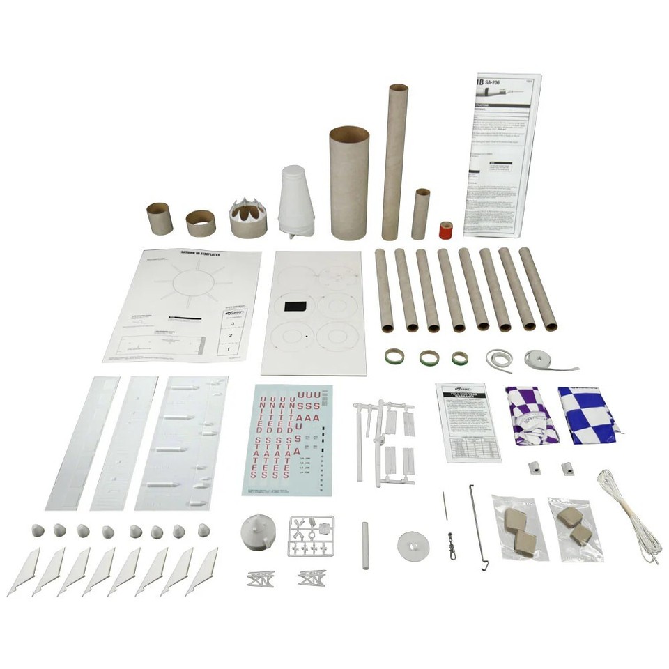 Estes 7251 Saturn 1B Model Rocket Kit - New - Master Level Build | eBay