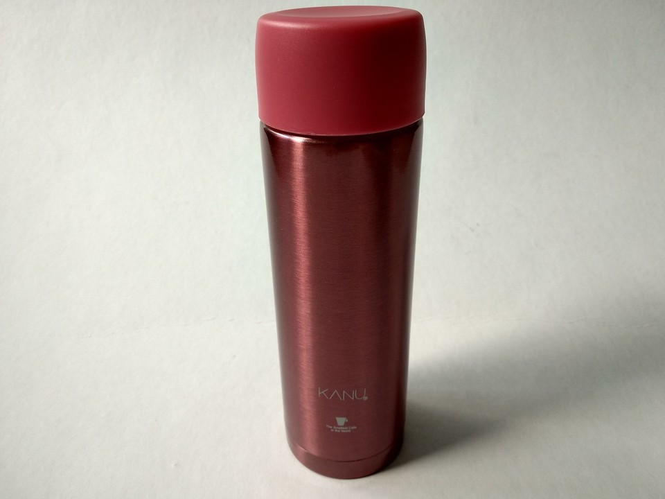KANU EUROPEAN Stainless Tumbler PINK 300ml Thermos Cold Coffee Mug GONG ...