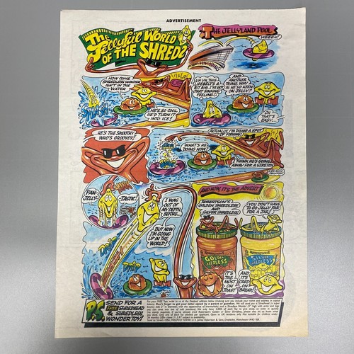 ROBERTSON'S GOLDEN SHREDLESS MARMALADE COMIC STRIP 1997 VINTAGE RETRO ...