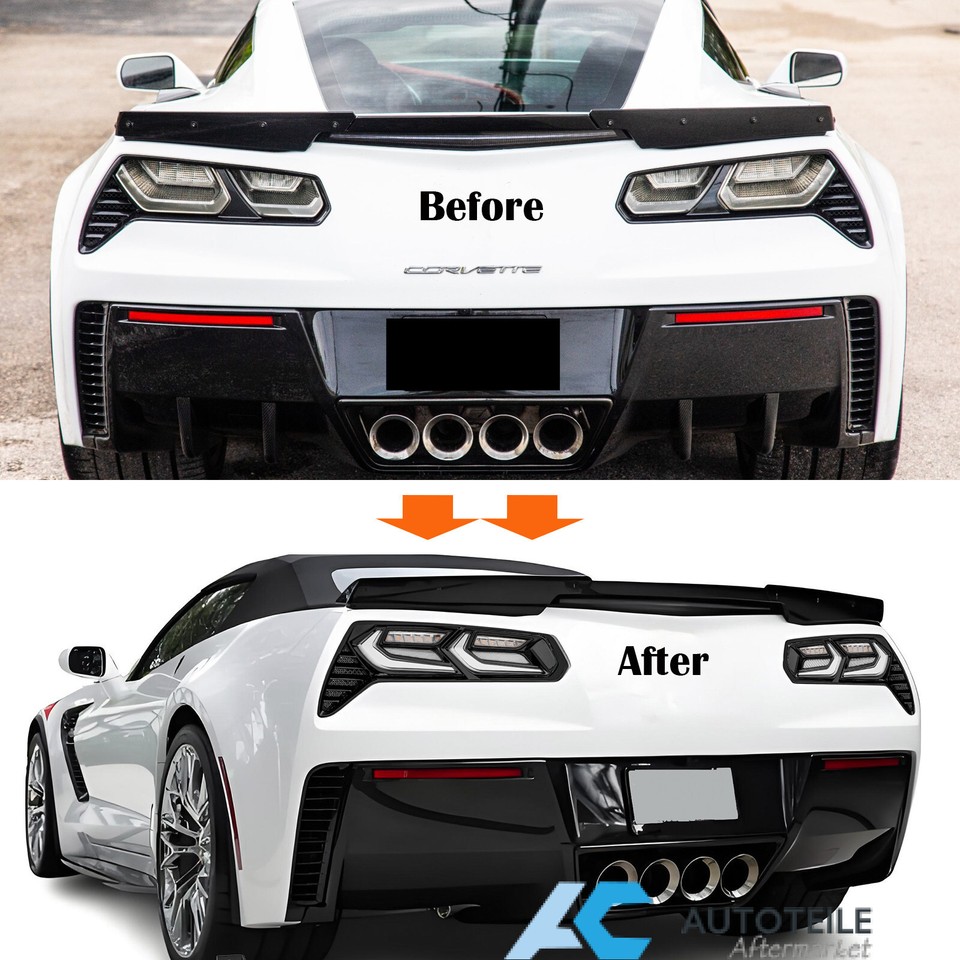 For 2014-2019 Chevy Corvette C7 LED Tail Lights Sequential Signal C8 ...