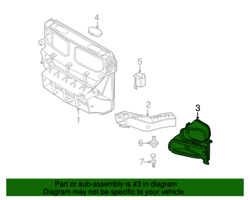 BMW OEM 08-14 X6 Fender-duct Cover Right 51747169418 Genuine for sale ...