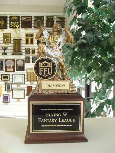 FANTASY FOOTBALL INDIVIDUAL TROPHY FFL MONSTER 10 1/2" TALL FREE ...
