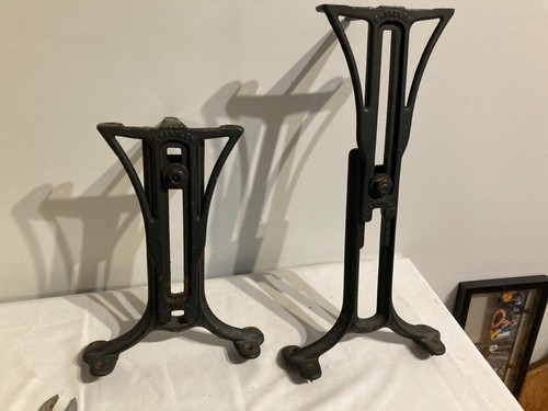 Chandler The Boston Antique Cast Iron Desk/Table Legs | eBay