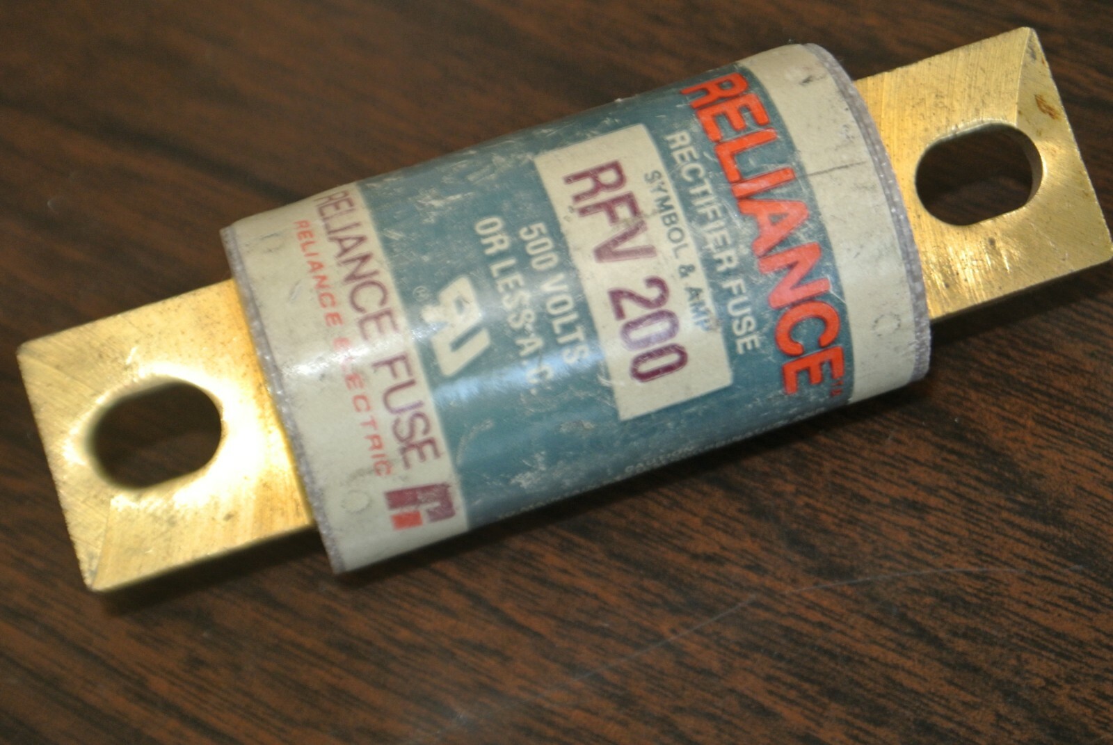 RELIANCE RFV200 SEMICONDUCTOR / RECTIFIER FUSE / 200A / 500VAC / NEW ...