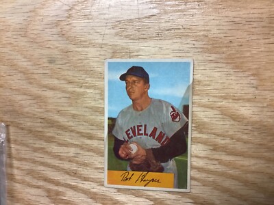 1954 Bowman Baseball Bob Hooper Cleveland Indians Card #4 | eBay