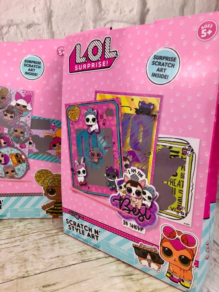 LOL Surprise Interactive Live Surprise Scratch N Style Paint Your Own ...