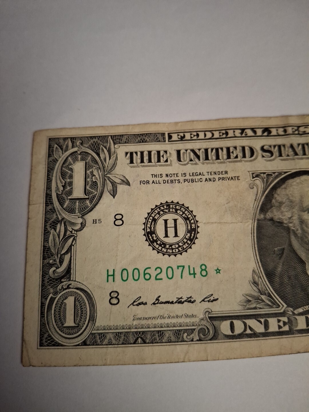Billete De 1 Dolar Con Estrella 2013 | eBay
