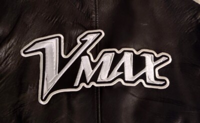 YAMAHA VMAX EMBROIDERED JACKET PATCH 3D ACCENTS XL 12"x6", HIGH QUALITY ...