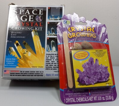 Space Age Crystal Growing Kit Citrine Quartz and CK Science Crystal Kit ...