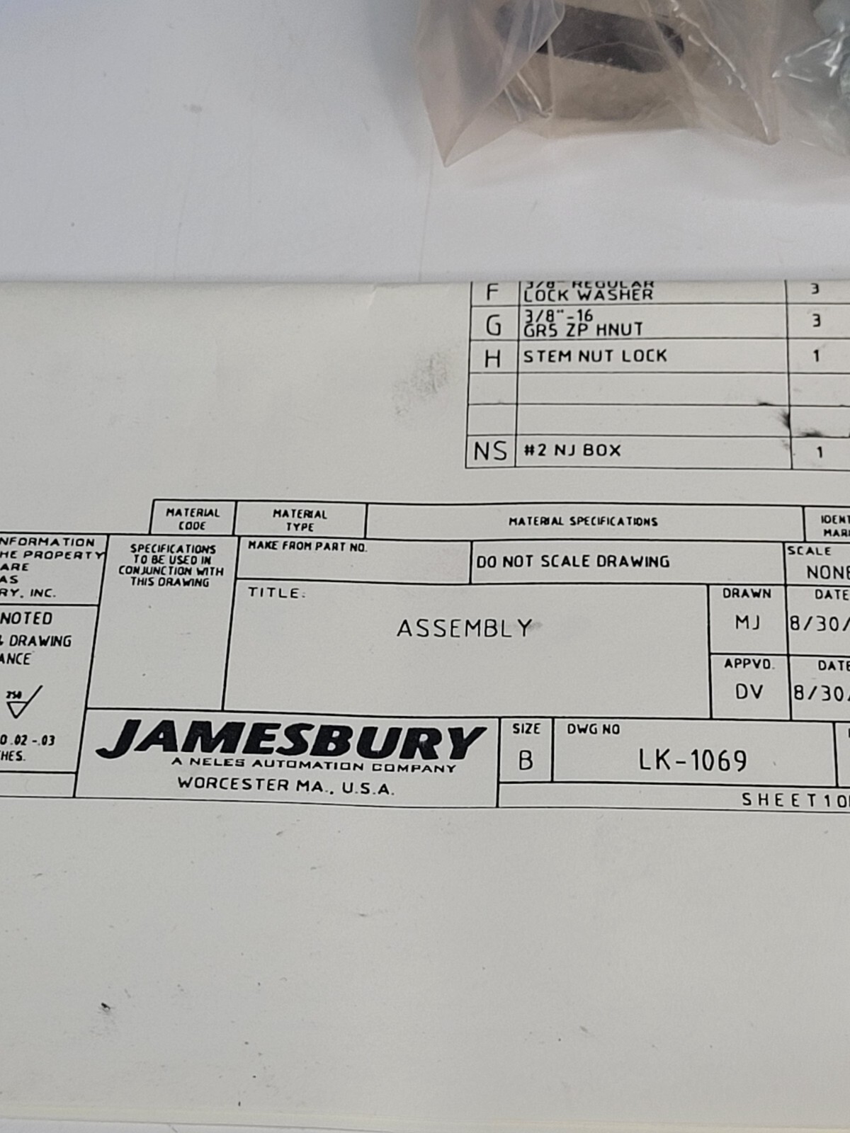 Metso LK 1069 Neles-jamesbury Linkage Mounting Kit For VP2 &E SERIES ...