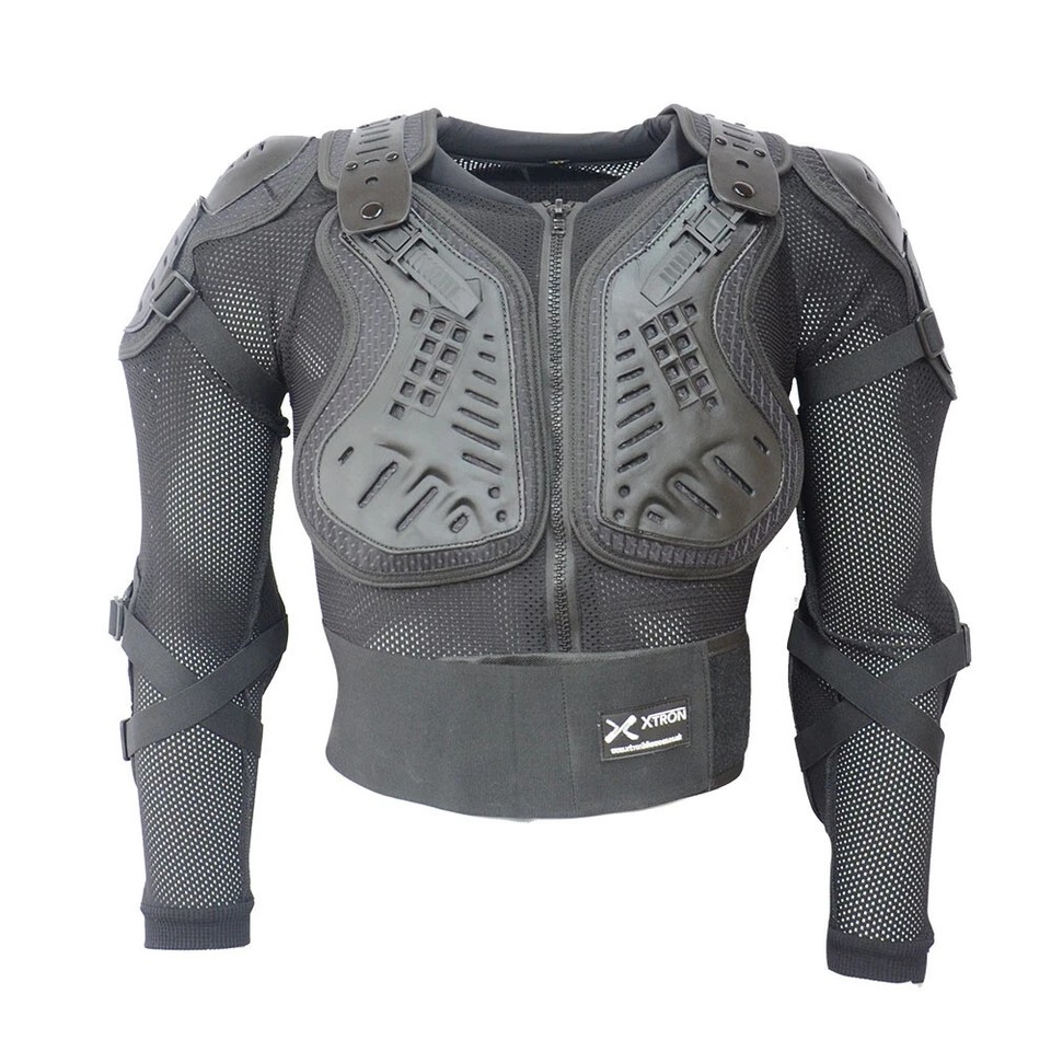 Motocross Motorcycle Bionic Enduro MX Body Armour Jacket Spine KIDS ...