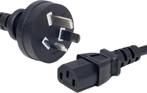 Universal AU AC Power Cord - 3 Prong PC Power Cable Replacement for ...