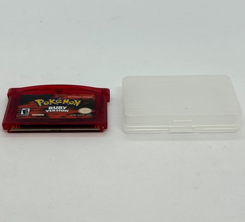 GBA Pokemon Ruby Version (Game Boy Advance, 2003) Cartridge Game US ...