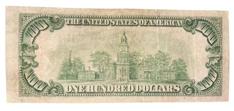 1934A One Hundred $100 Dollar Federal Reserve Note G Chicago Nice ...