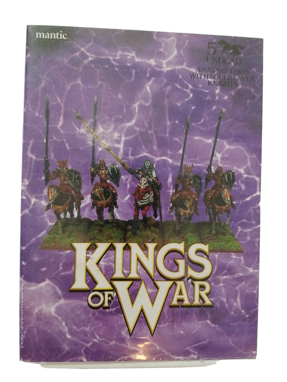 Mantic Kings of War Undead 28mm Vampire Lord w/Soulreaver Knights *NEW ...