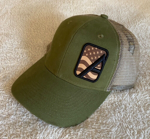 Alpha Outpost Trucker Snapback Mesh Hat Cap Outdoors Hiking Camping ...
