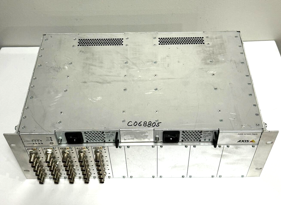 Axis Rack Network Video Server Q7900 w/5 X Axis Q7406 Encoder Blades | eBay