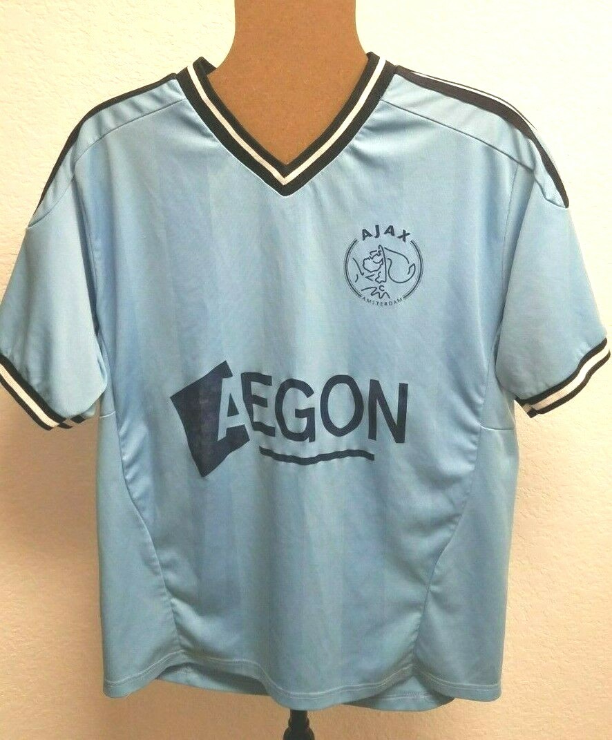 Ajax Amsterdam Soccer/Football Jersey (? size) Blue. … - Gem