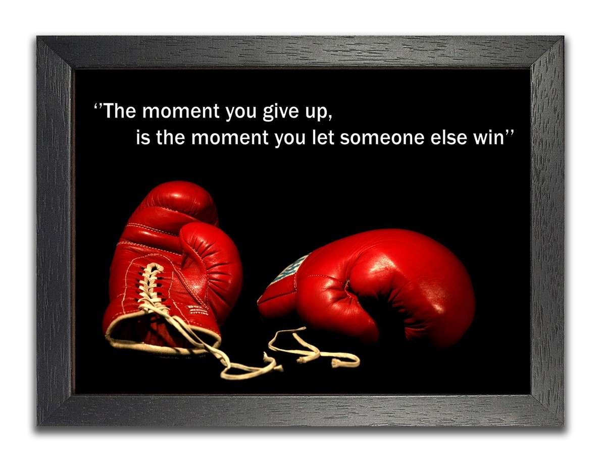 Boxing Gloves With Quotes