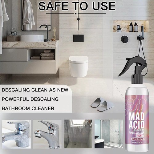 2X Mad Acid- Glass Cleaner, Heavy-Duty Wheel Cleaner, Water Spot ...