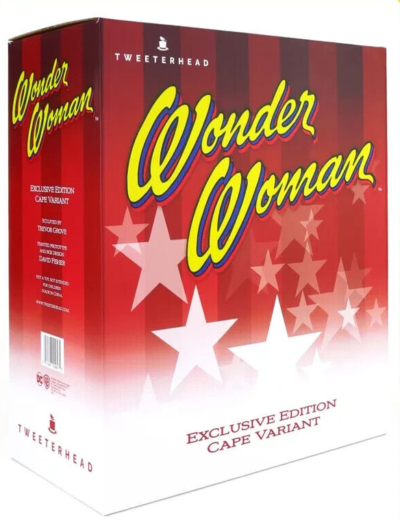 Tweeterhead Wonder Woman Exclusive Lynda Carter Maquette Statue Cape ...