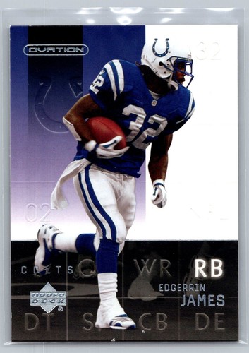 2002 UPPER DECK OVATION CARD # 38 Edgerrin James - Indianapolis Colts ...