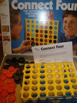 1986 MB Connect Four Game Complete | eBay