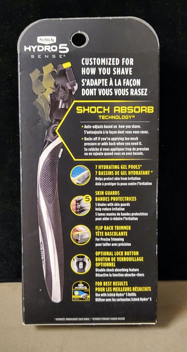Schick Mens Hydro 5 Sense Razor Energize 2x for sale online | eBay