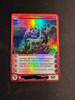 Borth-Majar - Super Rare - Chaotic Card - 'Max Energy' Dawn of Perim N ...