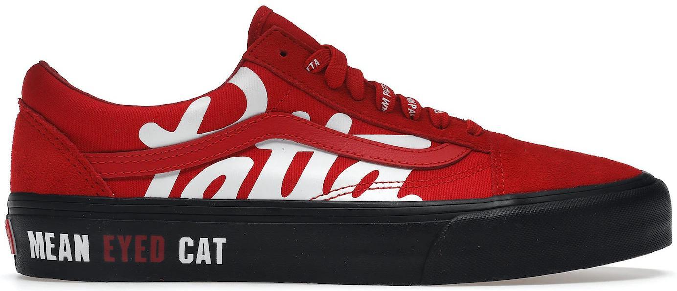 Size 8 - VANS Old Skool VLT LX x Patta Mean Eyed Cat - High Risk Red ...