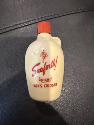 Vintage 1950s SEAFORTH Spiced Men Cologne EMPTY bottle painted label | eBay