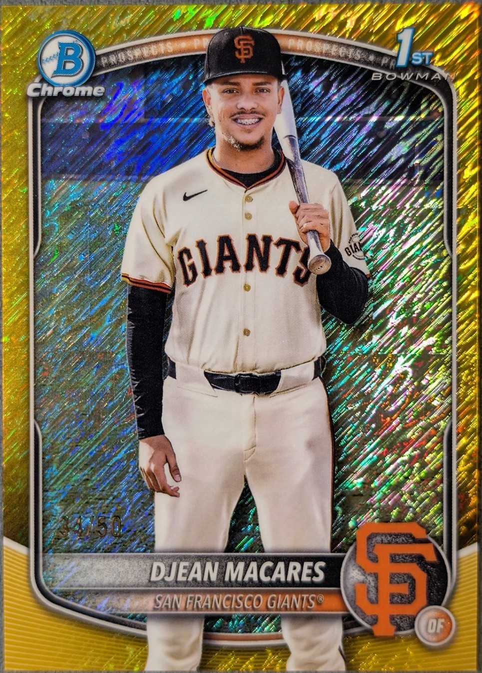 2025 Bowman Chrome - Prospects Djean Macares, Djean Macares #BCP-237 ...