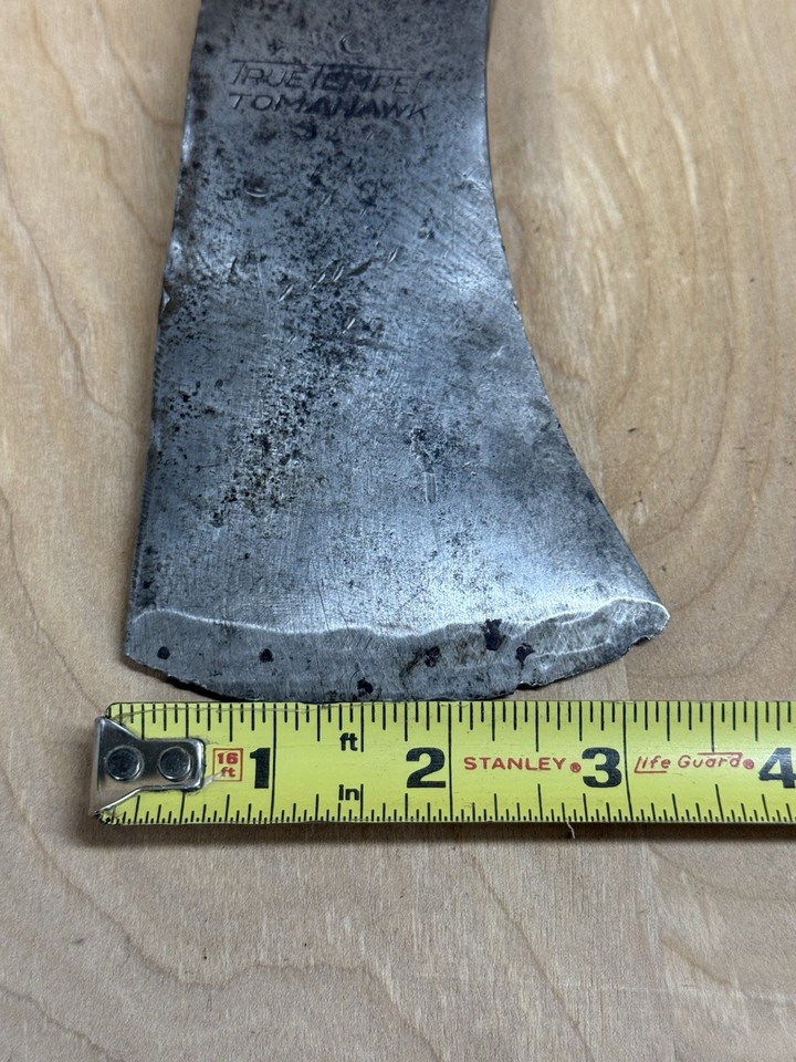 Vintage True Temper Tomahawk Axe Hatchet Head No TH ~ Belt Hunting ...