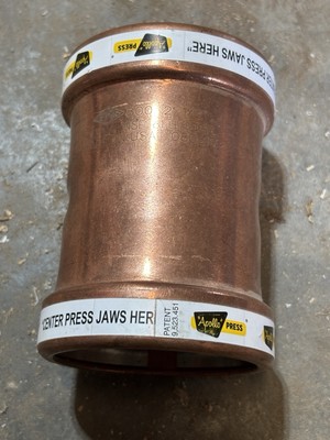 Apollo Press Valves Coupling w Stop Fitting Adapter 77701 2-1/2"x2-1/2 ...