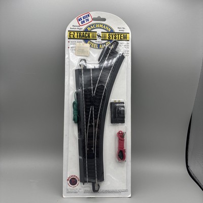 Bachmann 44462 HO Steel Alloy E-Z Track Right-Hand Remote Switch ...