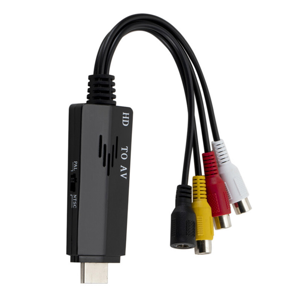 1080P HDMI to AV Convert Cable Male to 3RCA Audio Video Composite ...