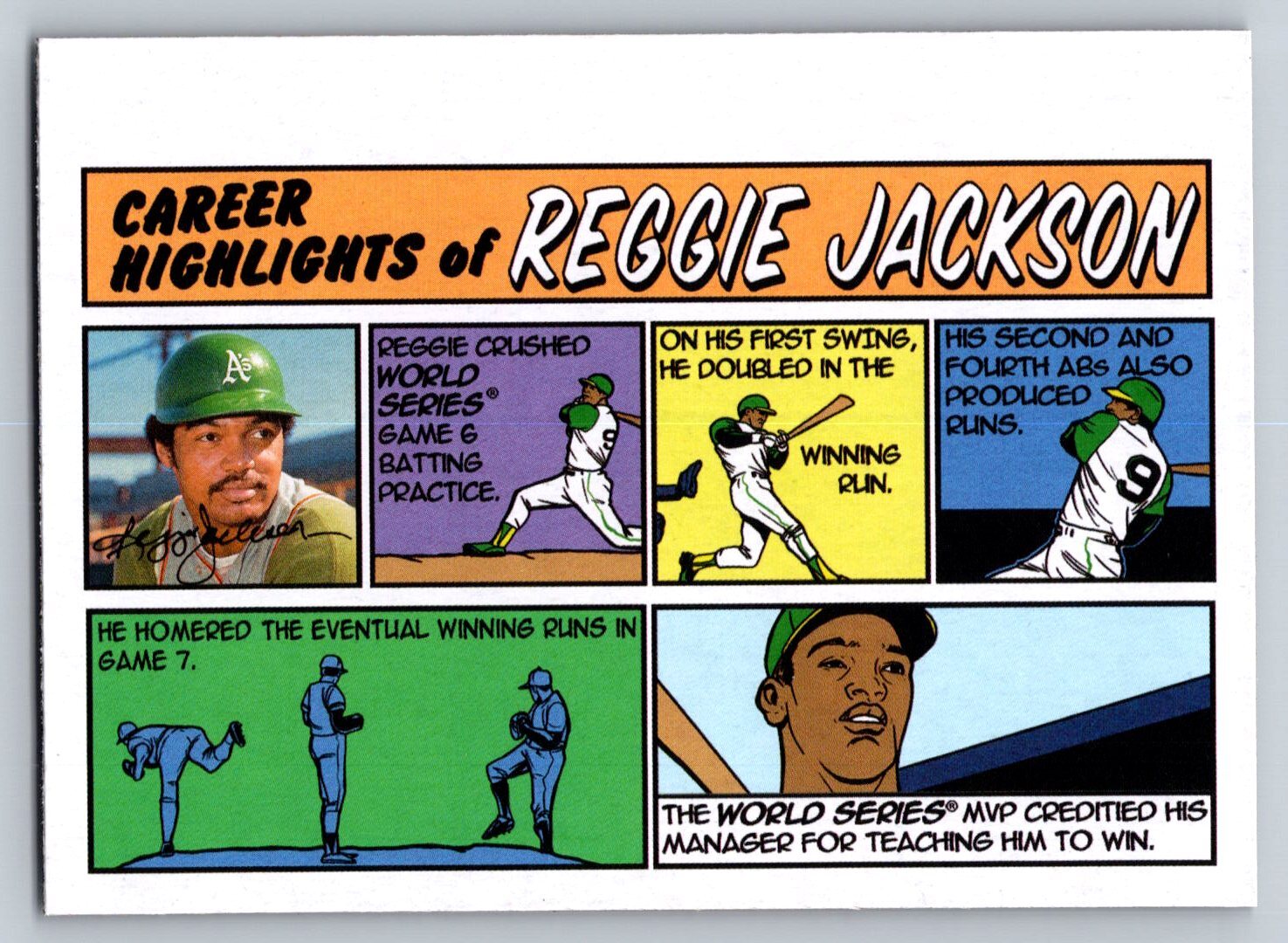 2022 Topps Heritage #73TC-9 Reggie Jackson 1973 Topps Comics | eBay