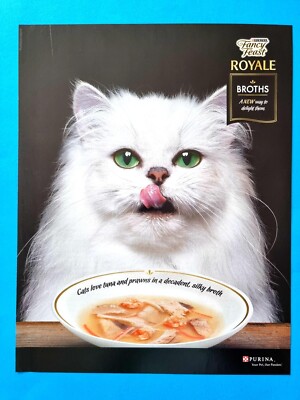 Fancy Feast - Cats Love Tuna - CAT FOOD Magazine Print AD - UA1 | eBay